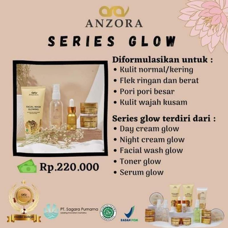 Jual Anzora Skincare Glow Series | Shopee Indonesia