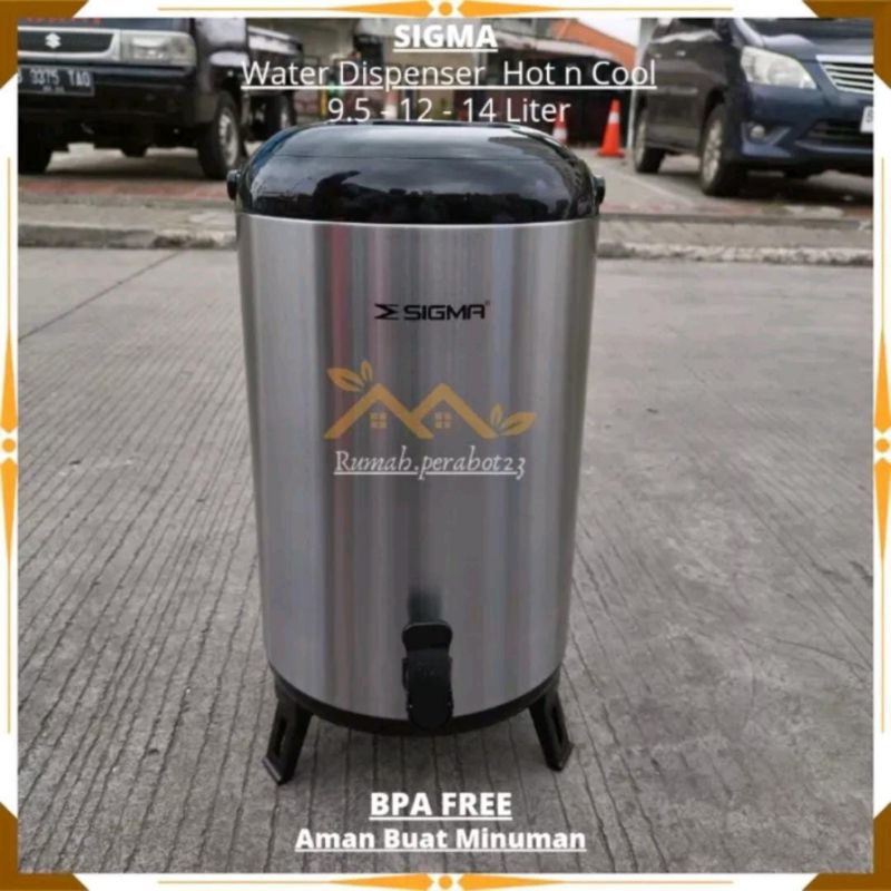 Jual SIGMA - Dispenser Termos Water Jug Air Panas / Dingin Sigma 9,5 ...