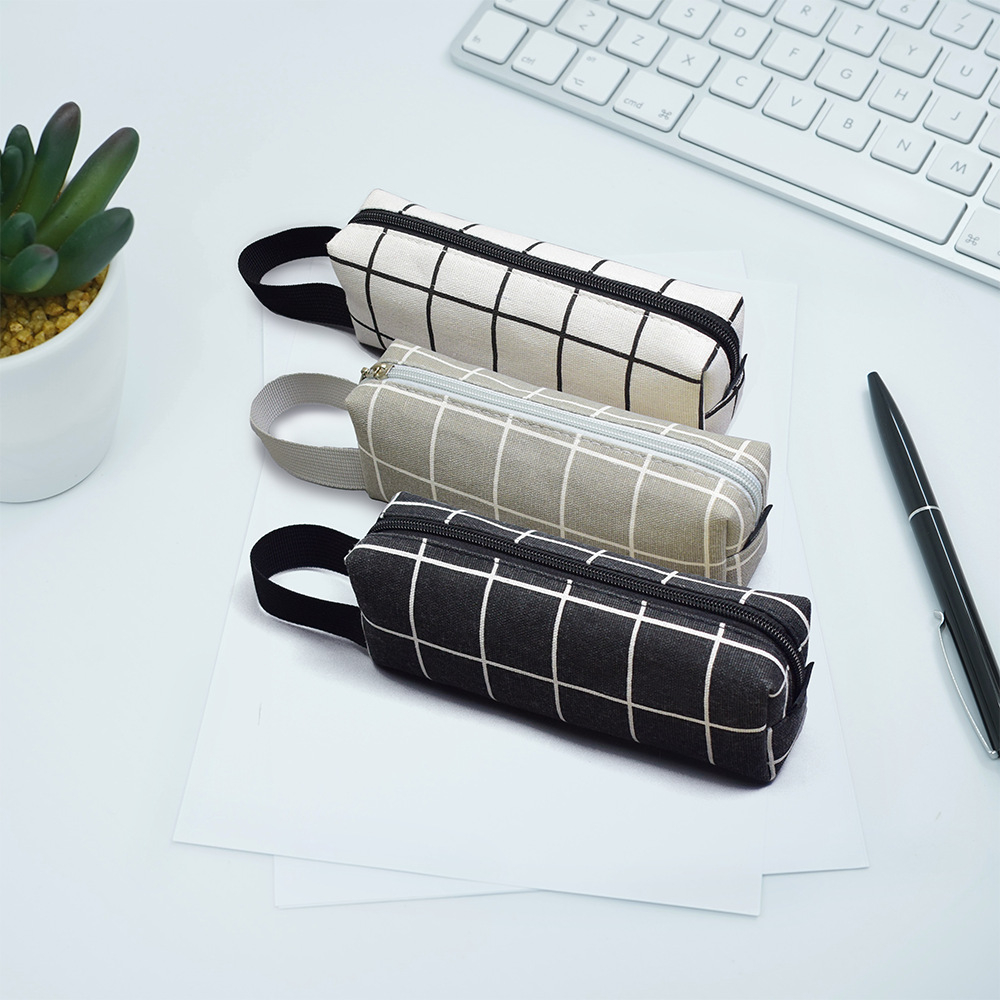 Jual Mismi Flynn Pencil Case Tempat Pensil Sekolah Motif Checker ...