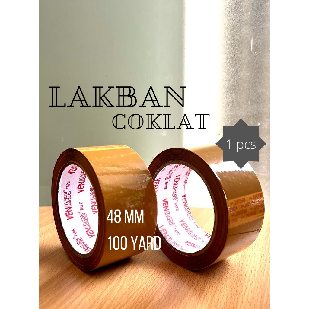 Jual Lakban Coklat 2"inch ( 45 MM x 90 Y ) / ROLL | Shopee Indonesia