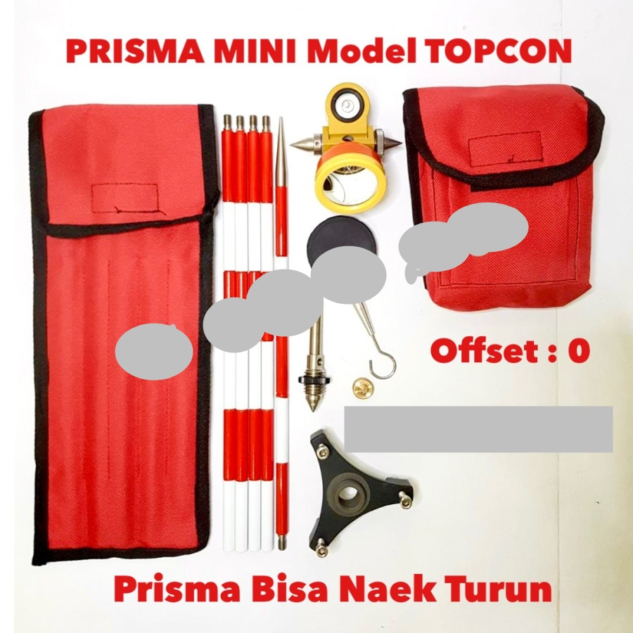 Jual MINI PRISMA MINI PRISM PRISMA MINI MODEL TOPCON MINI STICK POLE ...