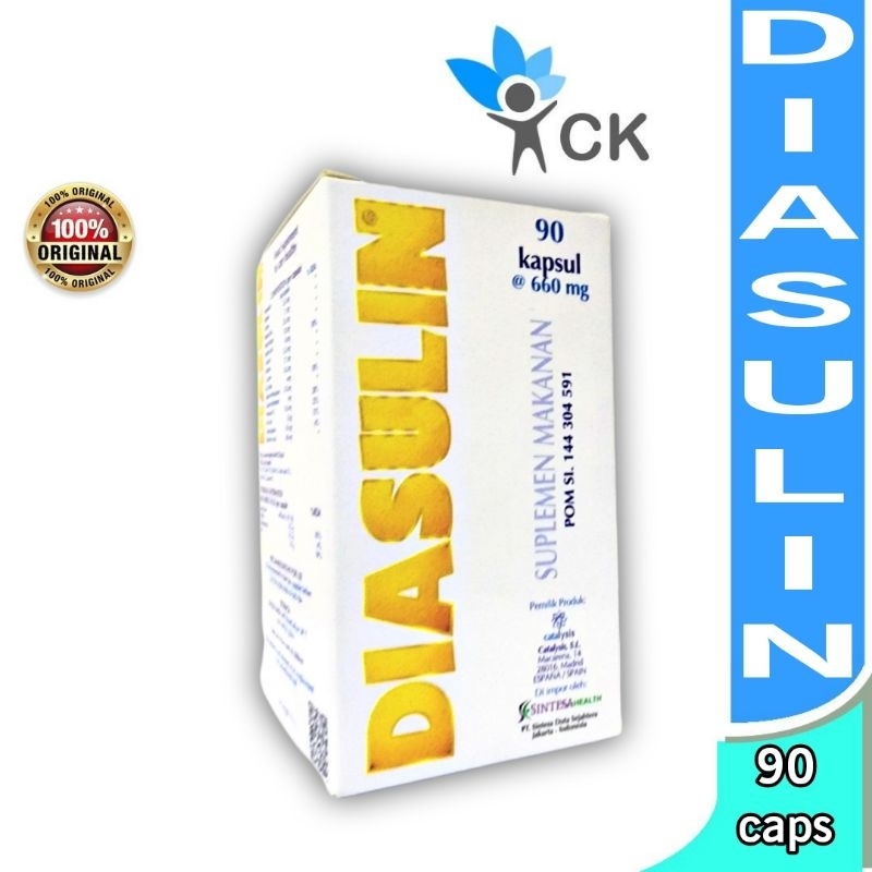 Jual DIASULIN BOX ISI 90 CAPSULE suplemen diabetes dan PCOS | Shopee ...