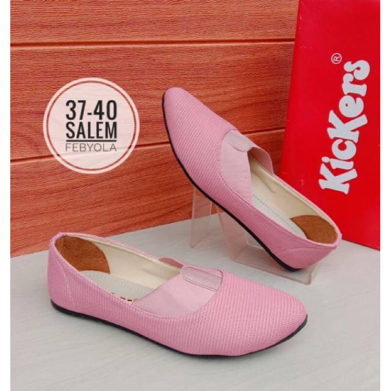 Jual FLATSHOES WANITA TERBARU SEPATU FLAT TEPLEK KEKINIAN - Hitam, 37 ...