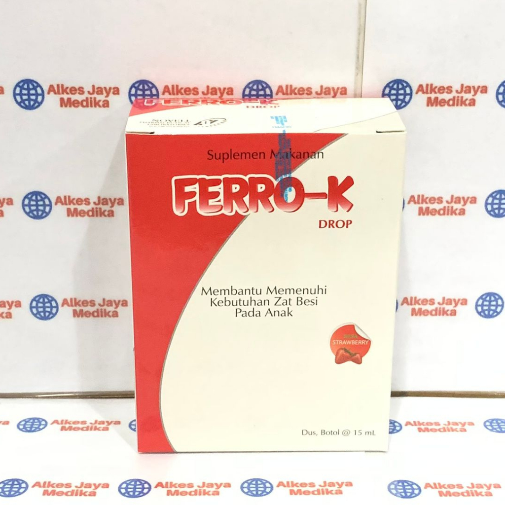 Jual Ferro-K Drops 15ml - Vitamin Zat besi Anak | Shopee Indonesia