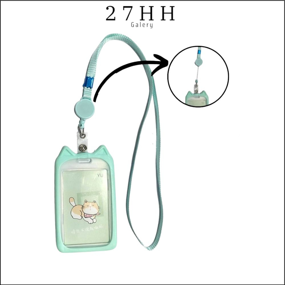 Jual 27HH LANYARD NAME TAG GANTUNGAN KARTU KUCING | Shopee Indonesia