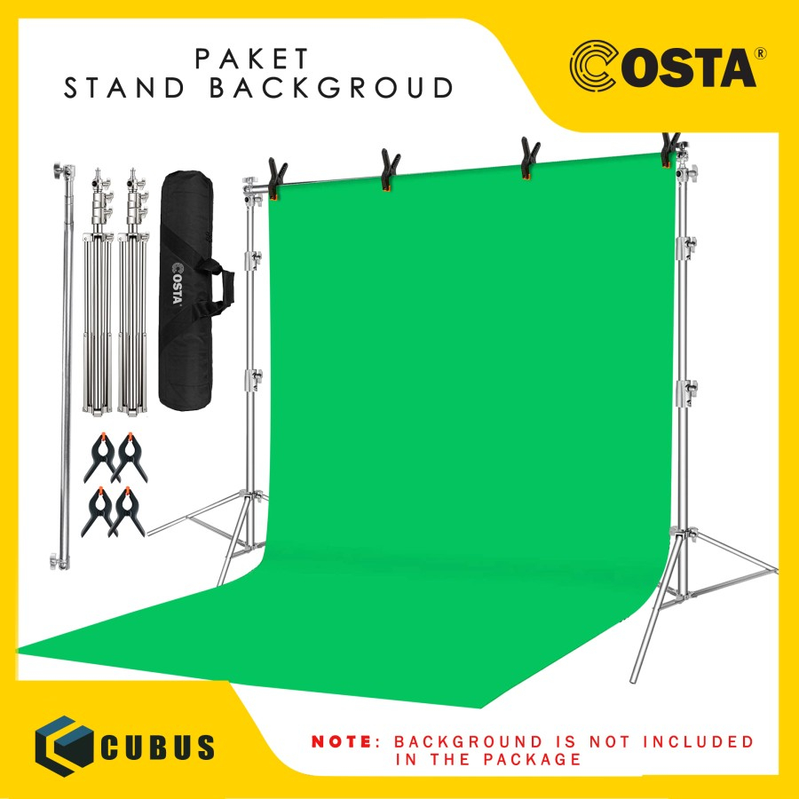 Jual Background Stand COSTA Stainless Steel adjustable pole Twist ...