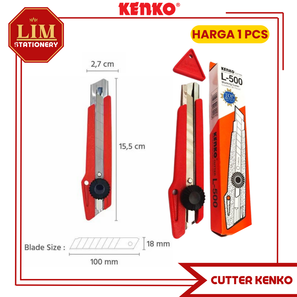 Jual Cutter Besar Kenko L-500 (Pcs) | Shopee Indonesia