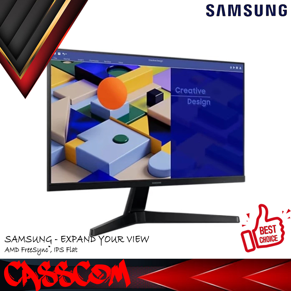 Jual LED Monitor Samsung 27" S27C310 75Hz FHD IPS Bezelless FreeSync ...