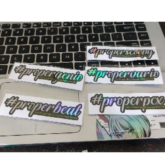 Jual stiker proper motor matic honda | Shopee Indonesia