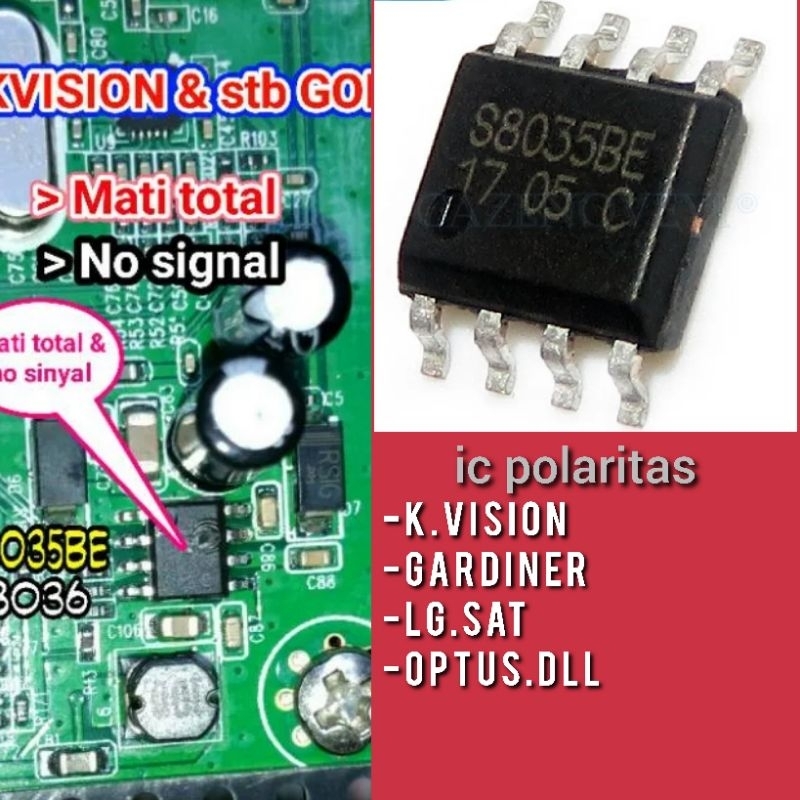 Jual ic polaritas s8036/s8035 | Shopee Indonesia