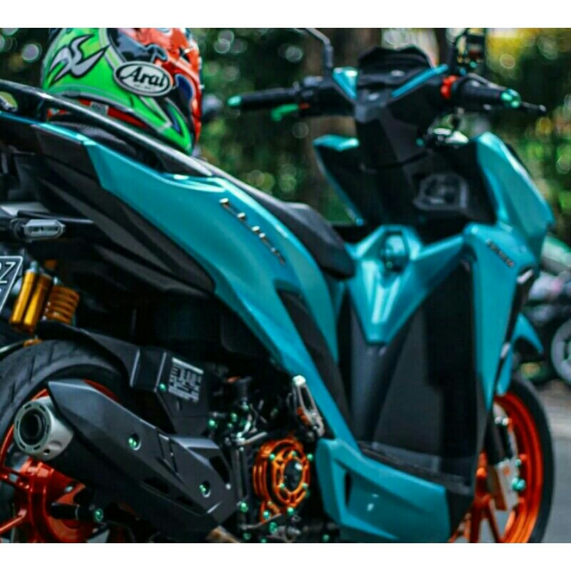 Jual cat motor/mobil warna hijau tosca metalik | Shopee Indonesia