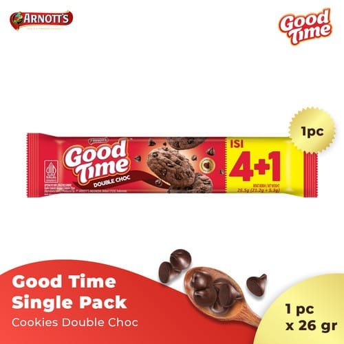 Jual Good Time Double Choc | KEMASAN BARU | 12 Bks | Arnott's | Shopee ...