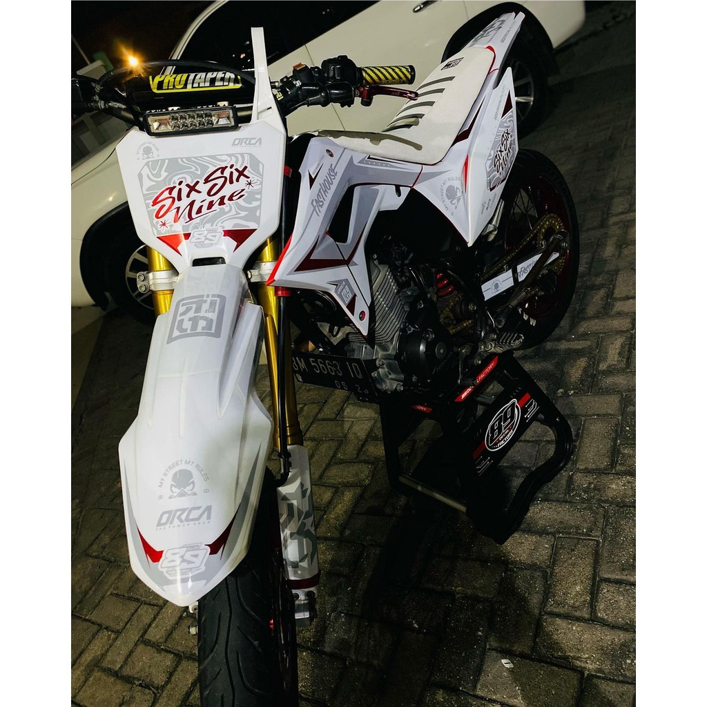 Jual DECAL CRF HITAM DECAL CRF 150 L Full Body DECAL CRF 150 L ...