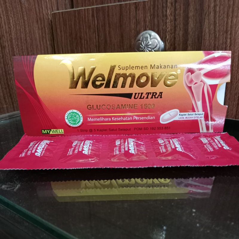 Jual Welmove Ultra Glucosamin 1500 (1strip@5kaplet) | Shopee Indonesia