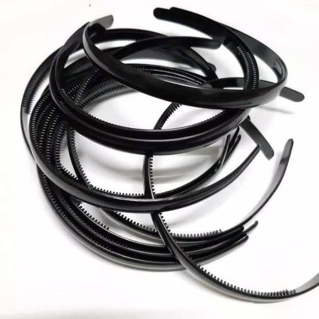 Jual GRY BANDO LIDI HITAM | Bando Plastik Polos | Bando Pria Dan Wanita ...