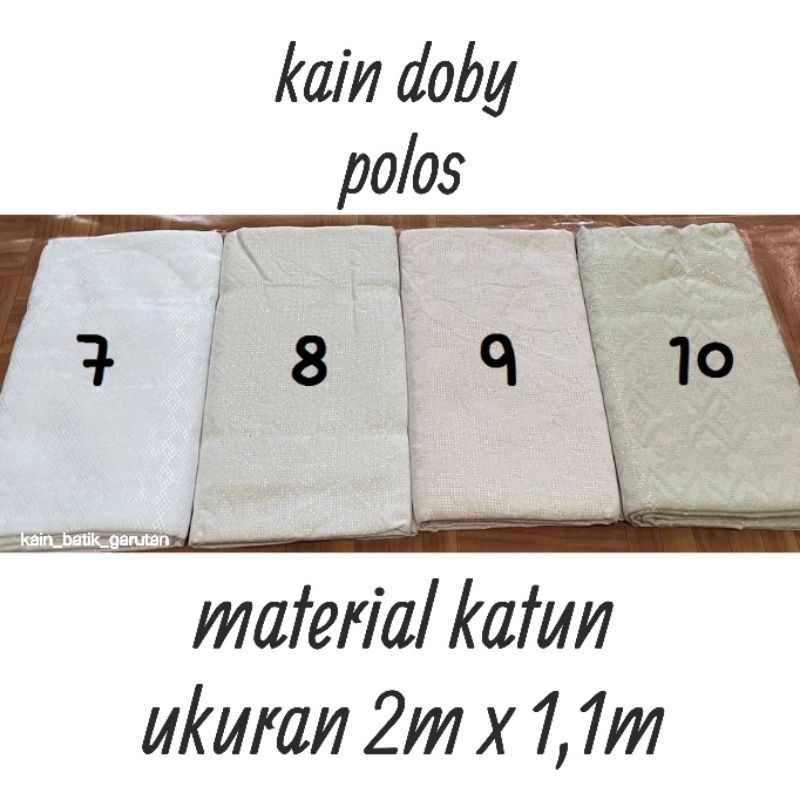 Jual KAIN DOBY POLOS NEW COLOR KAIN DOBY KATUN BAHAN DOBY HALUS ...