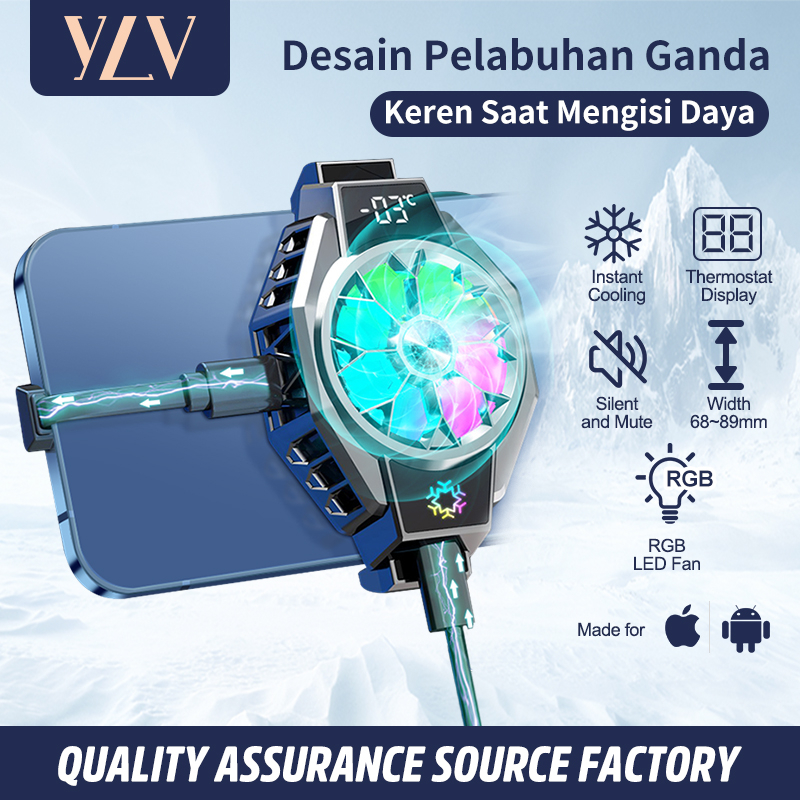 Jual YLV Cooler Radiator Pendingin HP Fan Cooler Gaming Heatsink Mobile ...