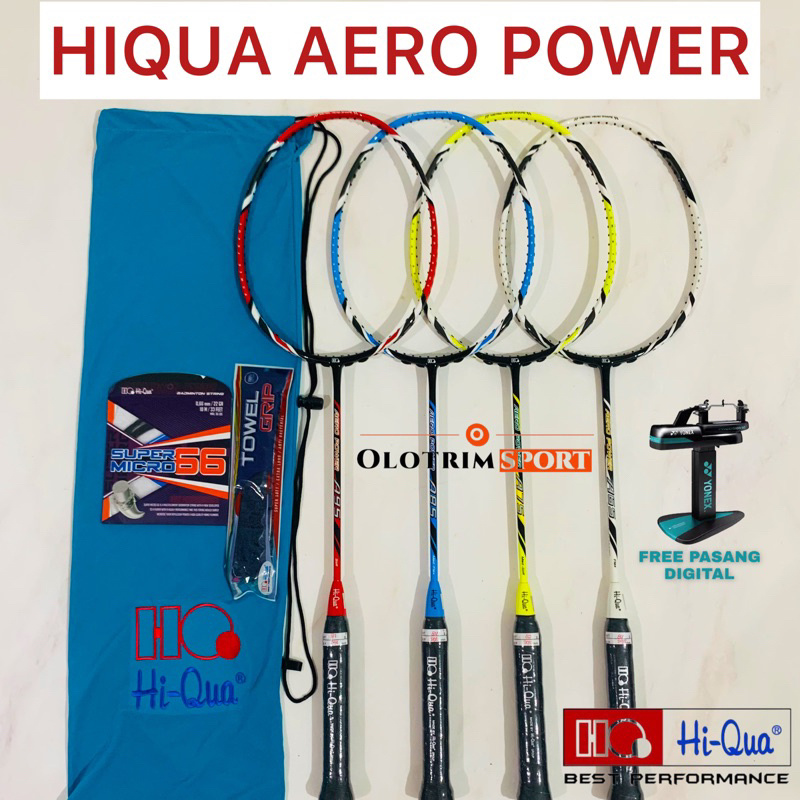 Jual Raket Badminton HIQUA AERO POWER LIMITED SPECIAL EDITION Original ...