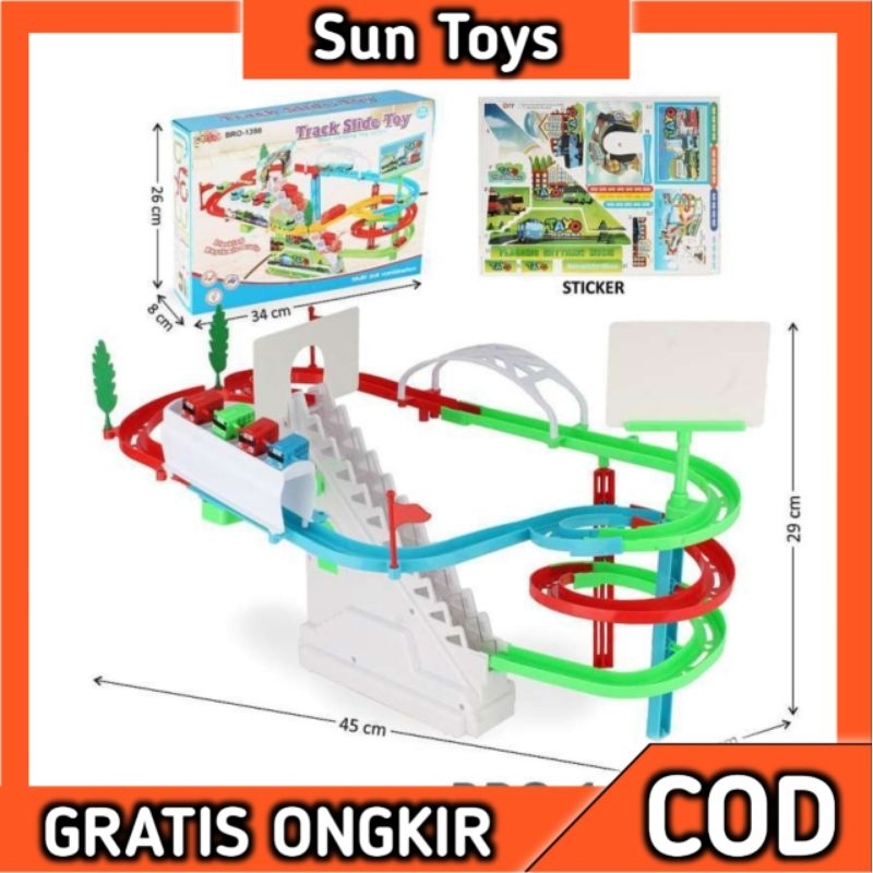 Jual Tayo The Little Bus Bes Bis Mainan Anak Kereta bus tayo Tangga Slide Seluncur Perosotan ...