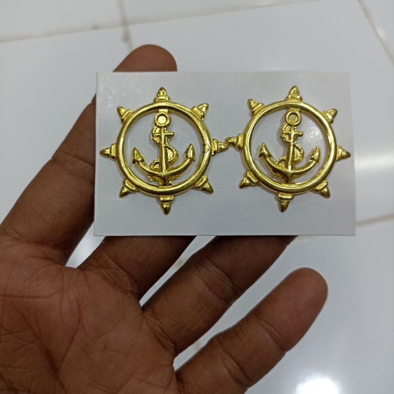 Jual Monogram Kerah JANGKAR PELAYARAN | KOPSTEKEN PELAYARAN | Shopee ...