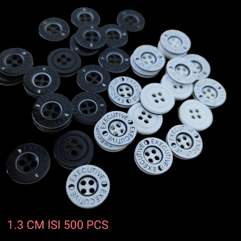 Jual Kancing baju hem/kemeja import grafik executive ukuran 1.3 cm isi ...