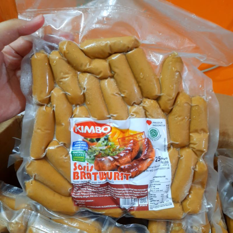 Jual Kimbo Sosis Bratwurst Cocktail 450g | Shopee Indonesia
