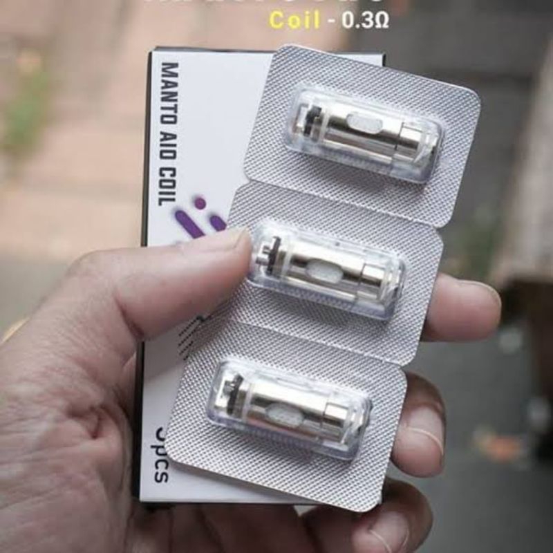 Jual TERBARU COIL VAPE MANTO AIO / MANTO AIO PLUS 0,3 / 1,2 / 0,15 OHM ...