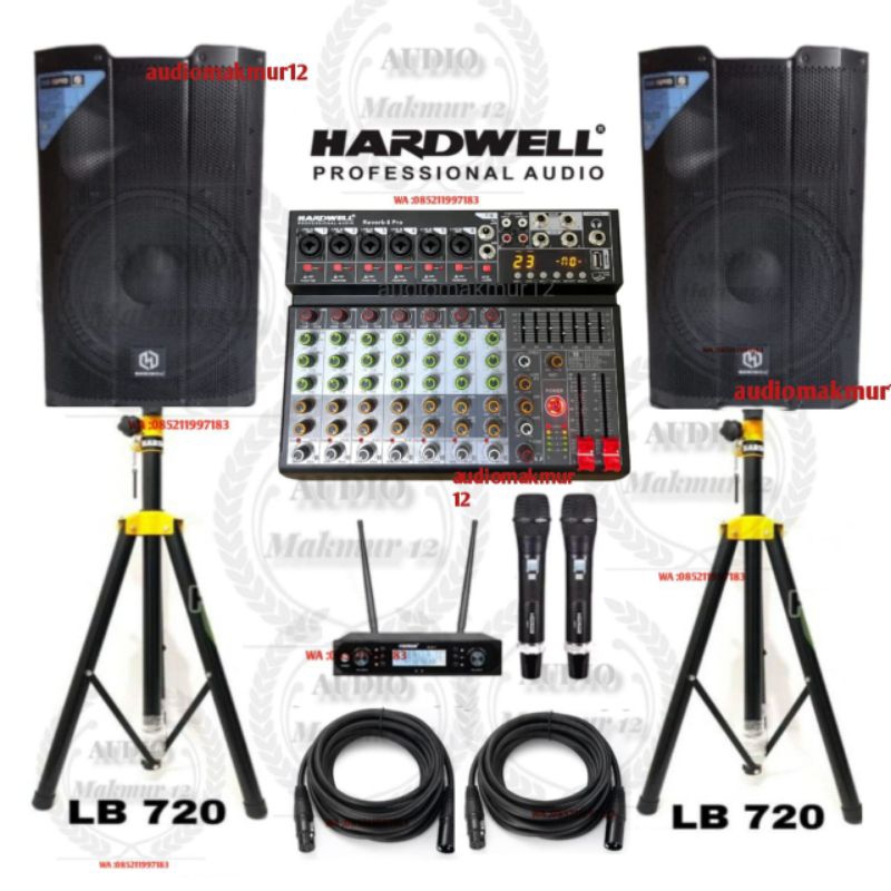 Jual PAKET SOUND SYSTEM UNTUK LIVE MUSIC MEREK HARDWELL KOMPLIT DSR 15 ...