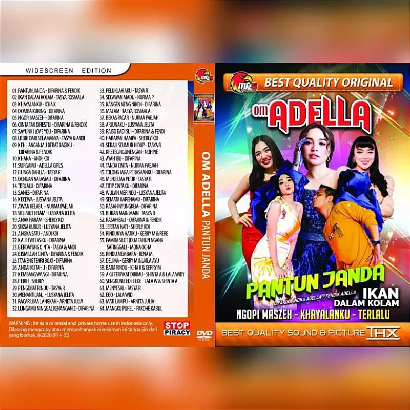 Jual Kaset Mp5 Koleksi Lengkap Musik Lagu Dangdut Koplo Om Adella(Pantun Janda) | Shopee Indonesia