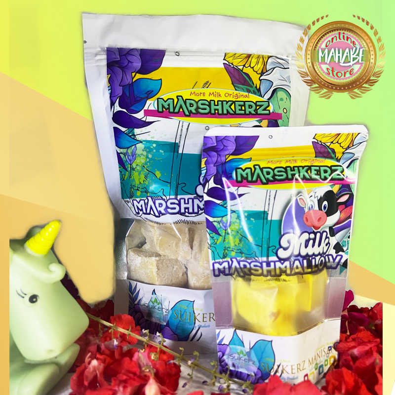 Jual Marshmallow Susu Halal Marshkerz Milk Marshmallow Mini | Shopee ...