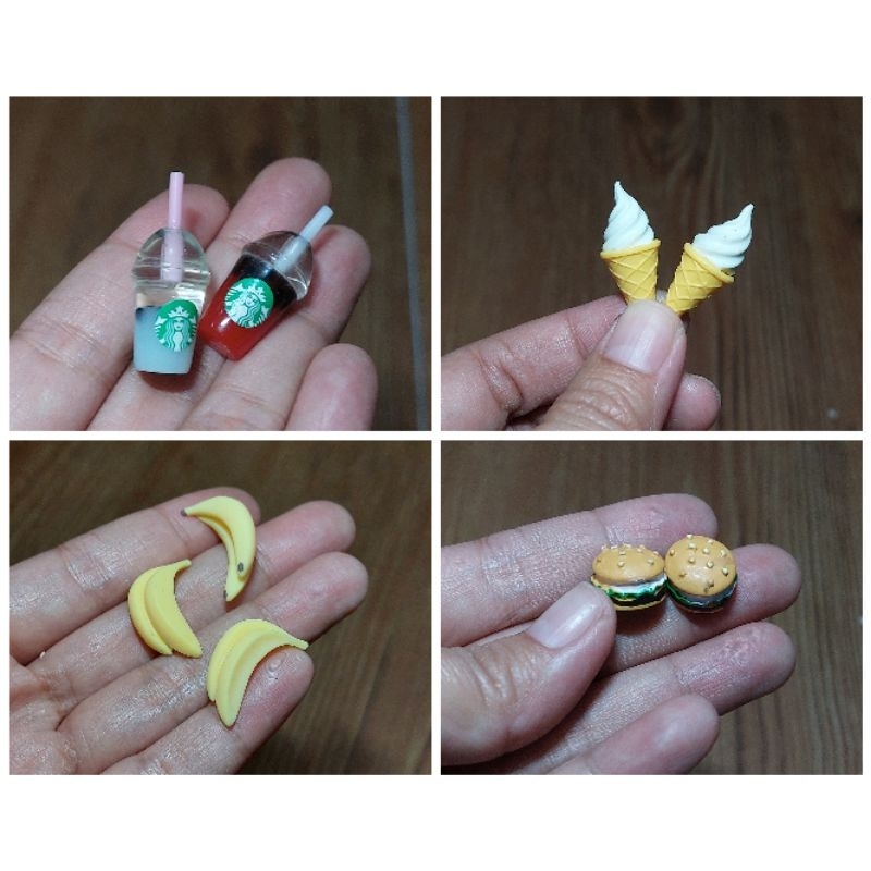 Jual makanan minuman miniature botol ice cream 1/12 1/6 barbie ...