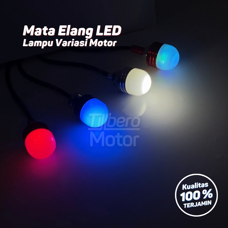 Jual Lampu LED Mata Elang Bulat Eagle Eye Diam Warna Warni Motor ...