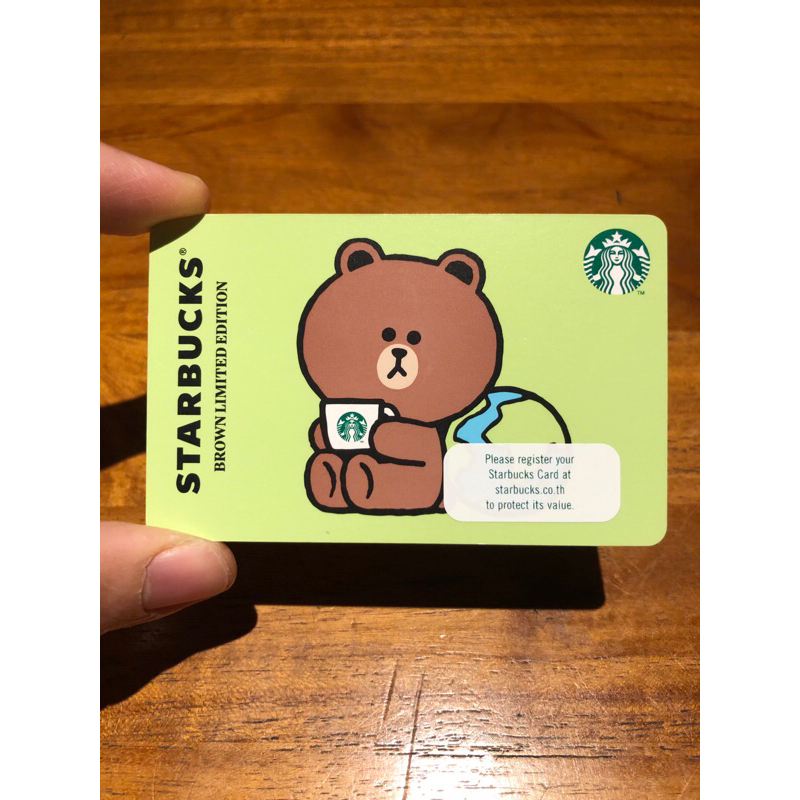 Jual Starbucks Card Thailand - Line Friends Brown Earth Month Edition ...