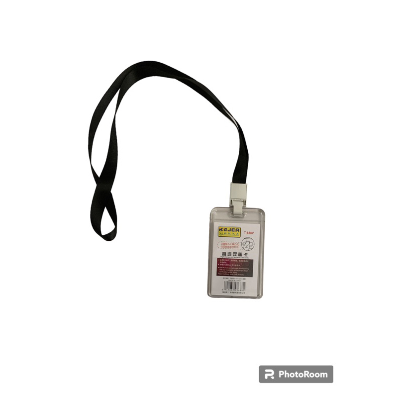 Jual Holder Id Card Acrylic Id Card 2 sisi Tempat Kartu Id Card Member ...