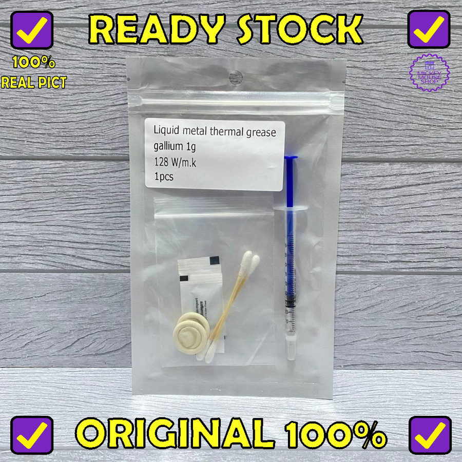 Jual Thermal Liquid Metal Gallium 128W/m.K Thermal Paste Grease ...
