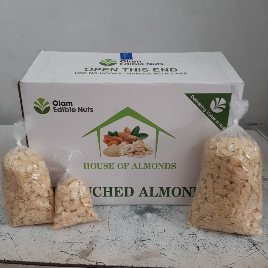 Jual Olam Kacang Almond Slice Repack 500gr | Shopee Indonesia