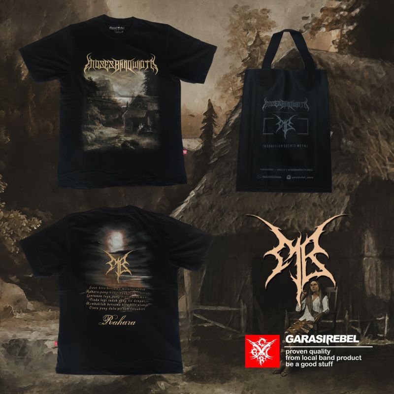 Jual T-shirt Mosesbandwith Rahara/gutsbuly movement/kaos metal /kaos ...