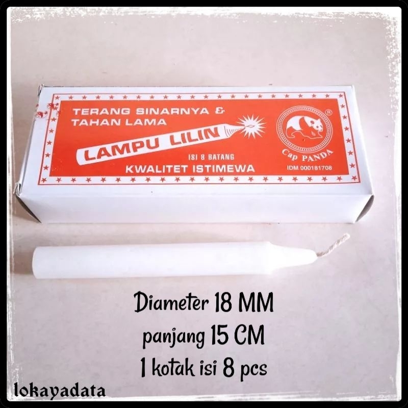 Jual Lilin Cap Panda isi 8 Batang | Shopee Indonesia