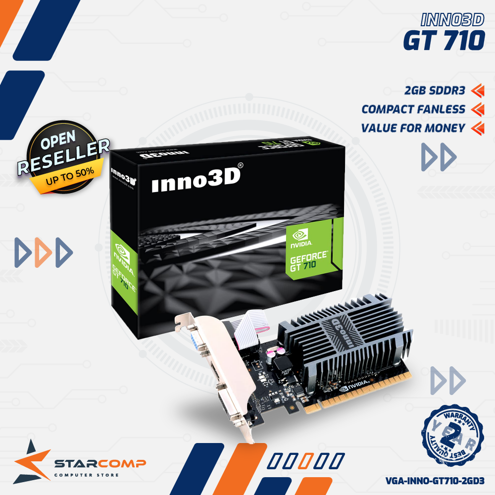 Jual INNO3D NVIDIA GT 710 2GB DDR3 VGA GT710 | Shopee Indonesia