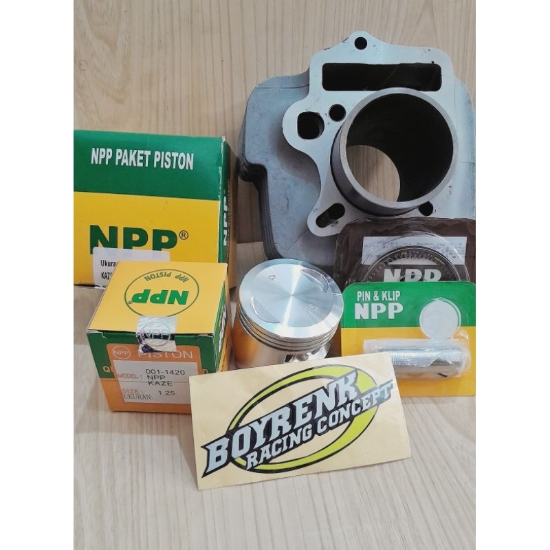 Jual CYLINDER BLOK BORE UP LEGENDA PISTON KAZE 53 53.5 54 55 115 CC ...
