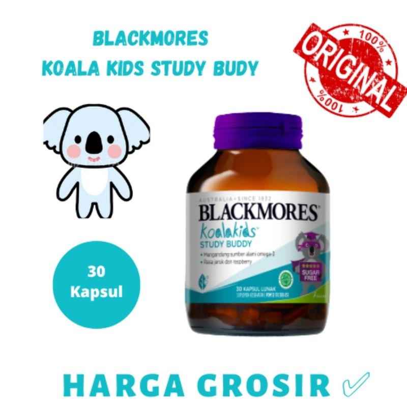 Jual BLACKMORES KOALA KIDS STUDY BUDDY - ISI 30 KAPSUL | Shopee Indonesia