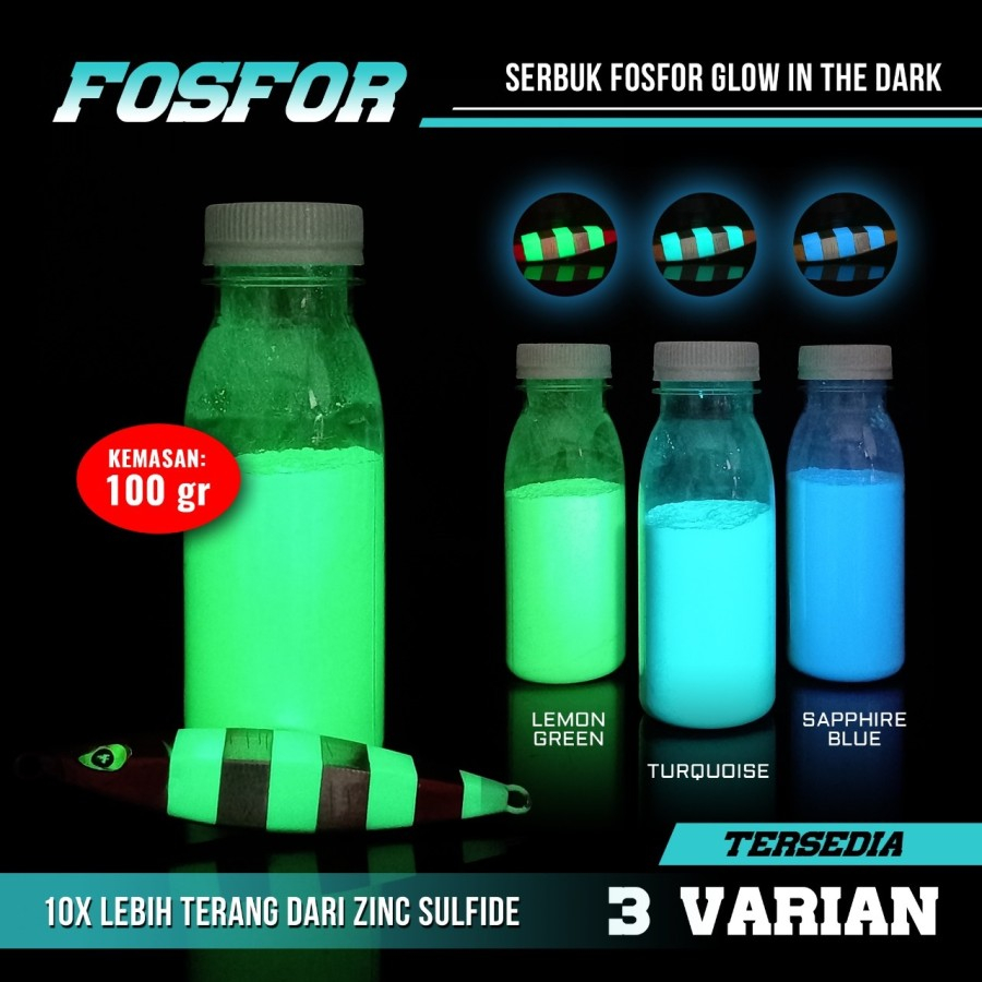 Jual Diamond Fosfor Powder | Bubuk Fosfor Glow In the Dark 10 Gram dan ...