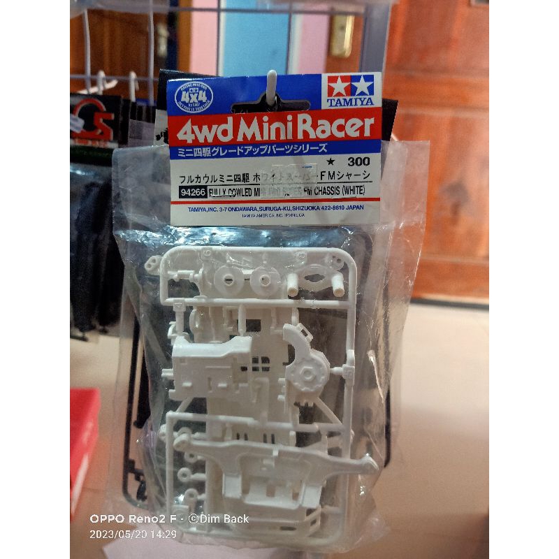 Jual Tamiya 94266 Fully Cowled Casis SFM / Super FM Chassis Set ( White ...