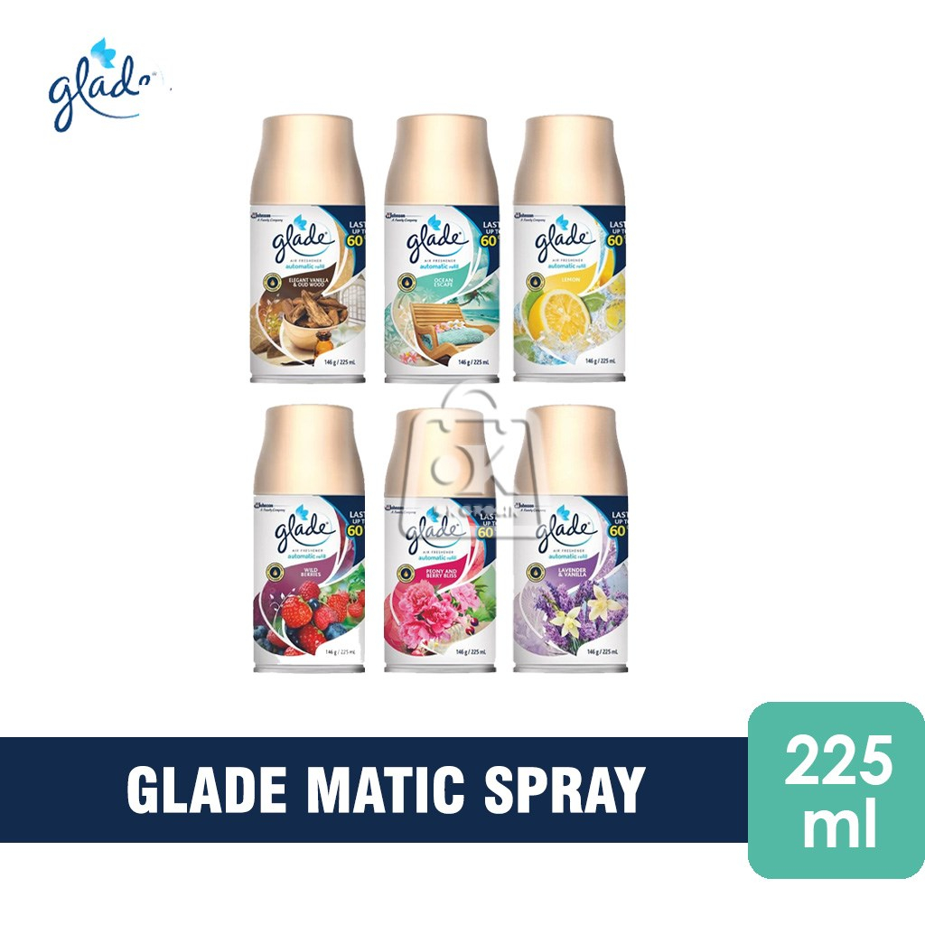 Jual Glade Matic Spray Refiil / Pengharum Ruangan (225 ml) | Shopee ...