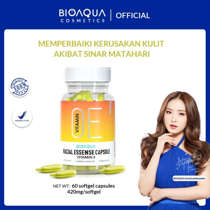 Jual BIOAQUA Vitamin E Facial Essence Moisturizing Anti-aging Serum ...