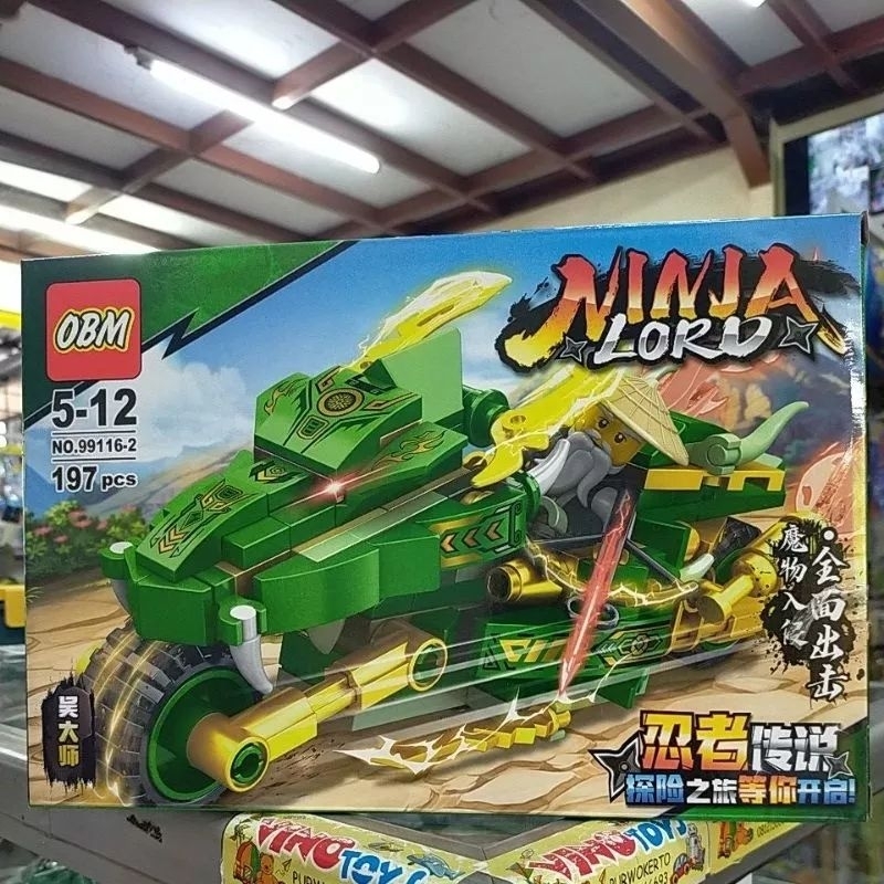 Jual mainan balok brick ninja naga robot motor ninjago | Shopee Indonesia