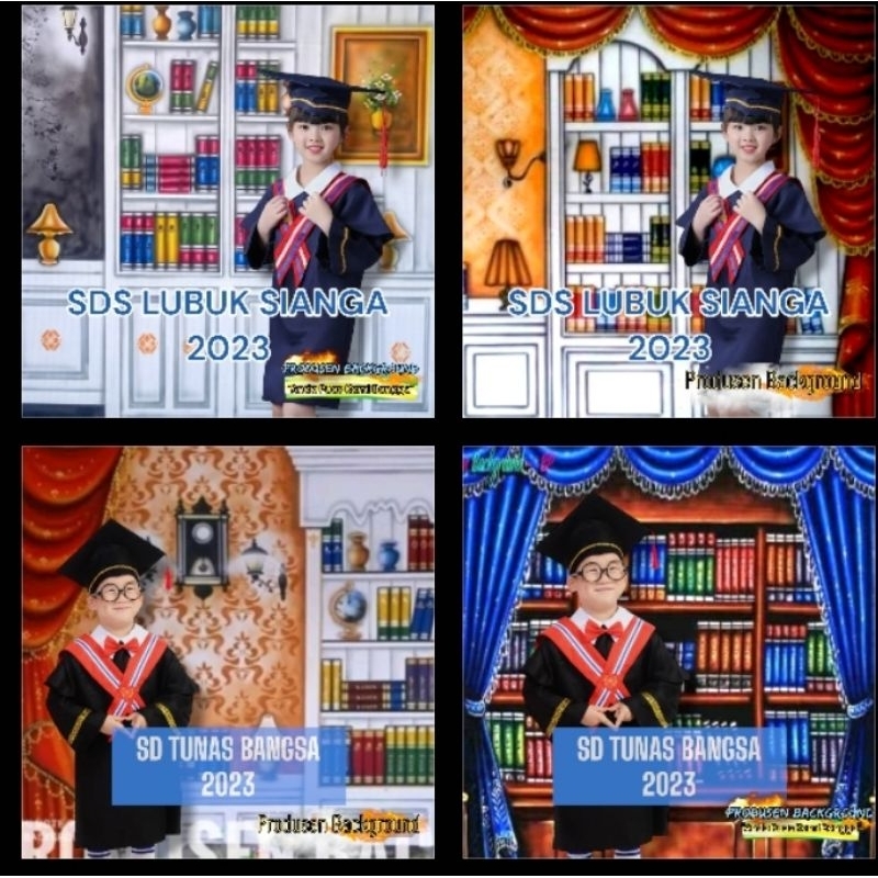 Jual Kain Background Wisuda TK / PAUD Studio Foto | Shopee Indonesia