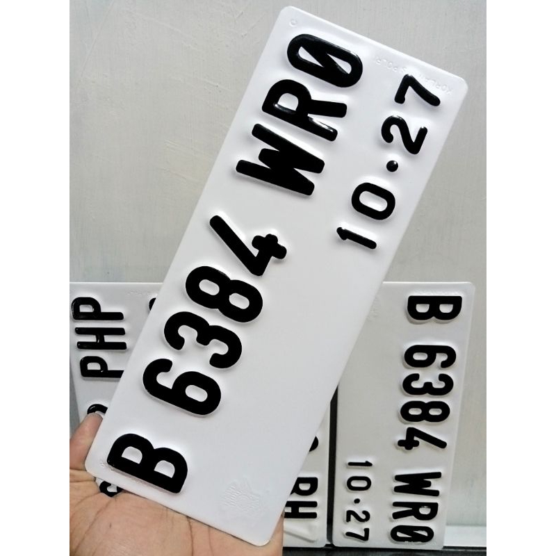 Jual PLAT NOMER MOTOR DOBEL PLAT BAUT TANAM, BAHAN ORI LOGO ASLI RAPI ...