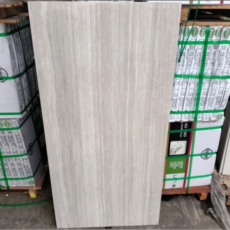 Jual Granit 60x120 Motif | Indogress Travertine Bianco Glossy | Shopee ...