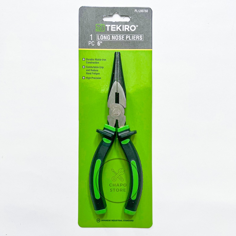 Jual Tekiro tang lancip 4,5 6 8 inch long nose pliers | Shopee Indonesia
